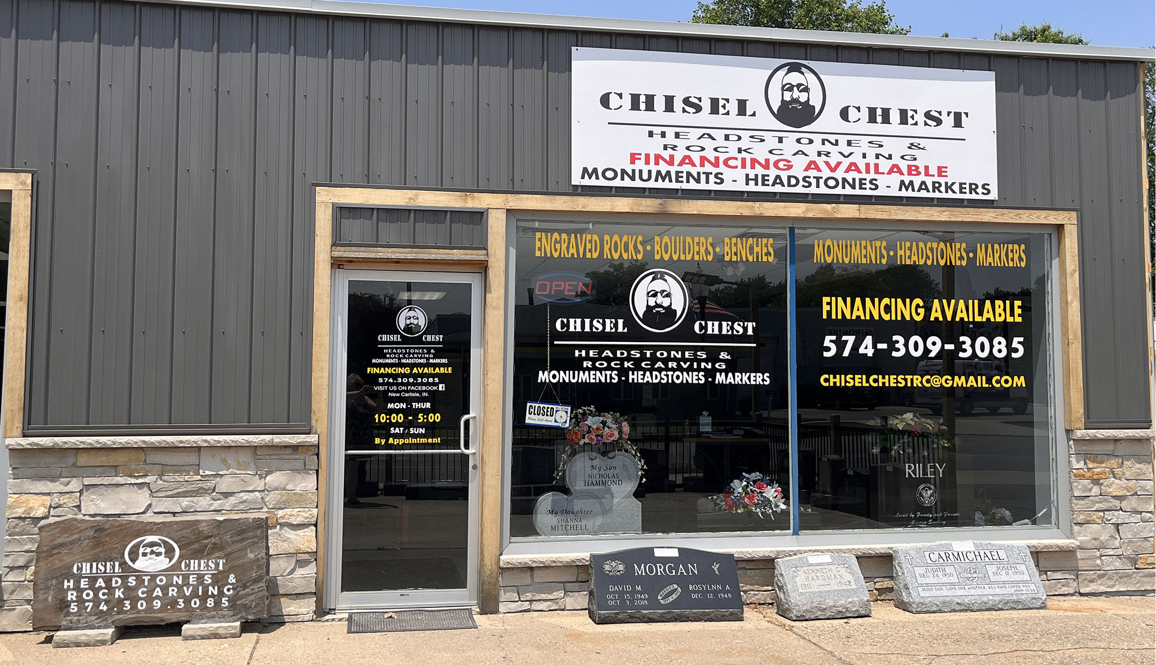 Chisel Chest Rock Carving & Headstones - New Carlisle, IN